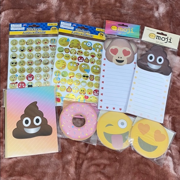 Office | Emoji Notepad Sticker Set | Poshmark